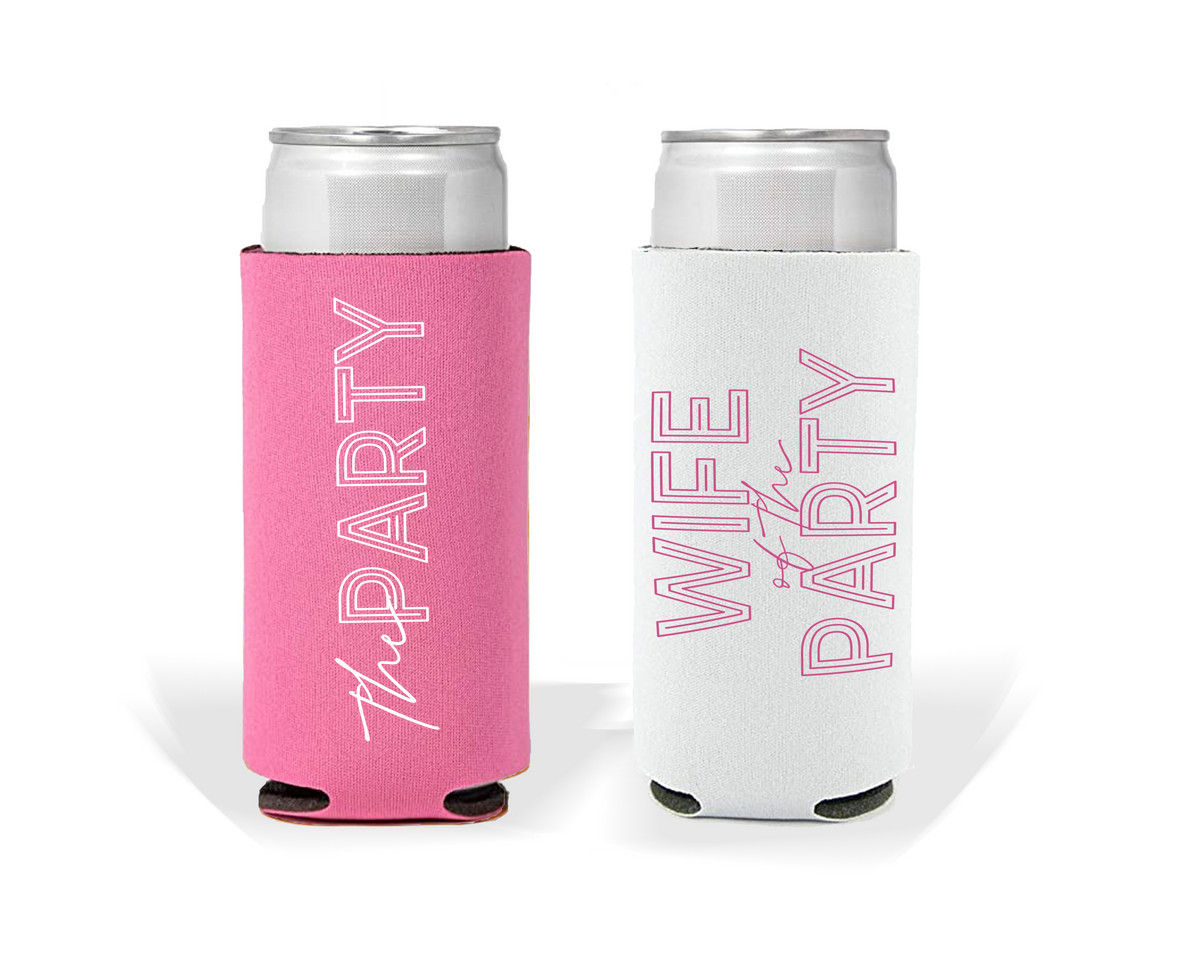 The Party | Slim Can Coolers | Bachelorette Party Favors – BeEverthine